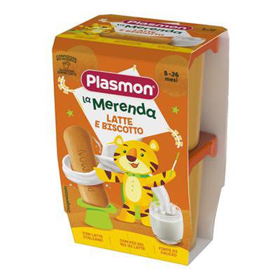 PLASMON BABY FOOD SNACK MILK AND BISCUIT GR 120 X 2 – myDelibox