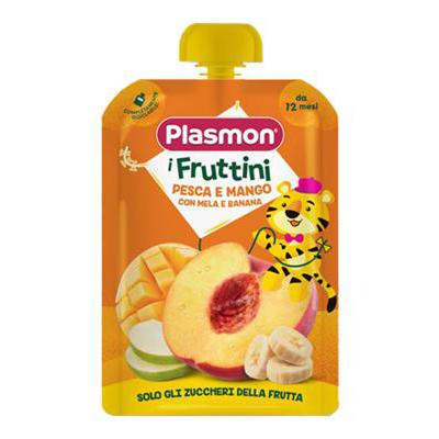 PLASMON BABY FOOD POUCH GR 130 PEACH MANGO APPLE AND BANANA – myDelibox