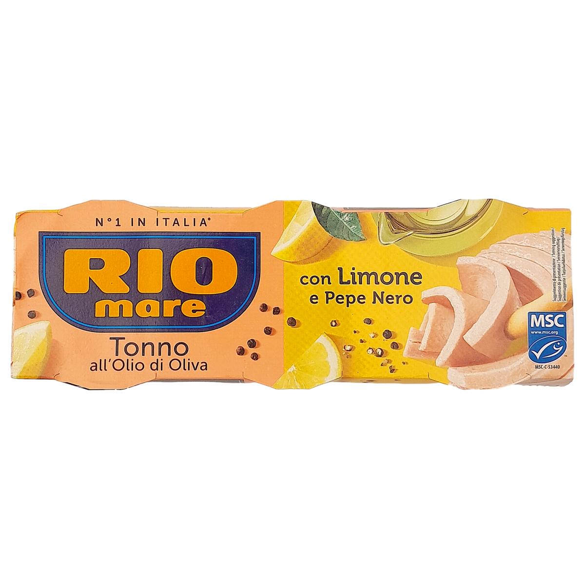 RIO MARE TUNA GR 65 x 3 IN OLIVE OIL IN TIN LEMON AND PEPPER – myDelibox