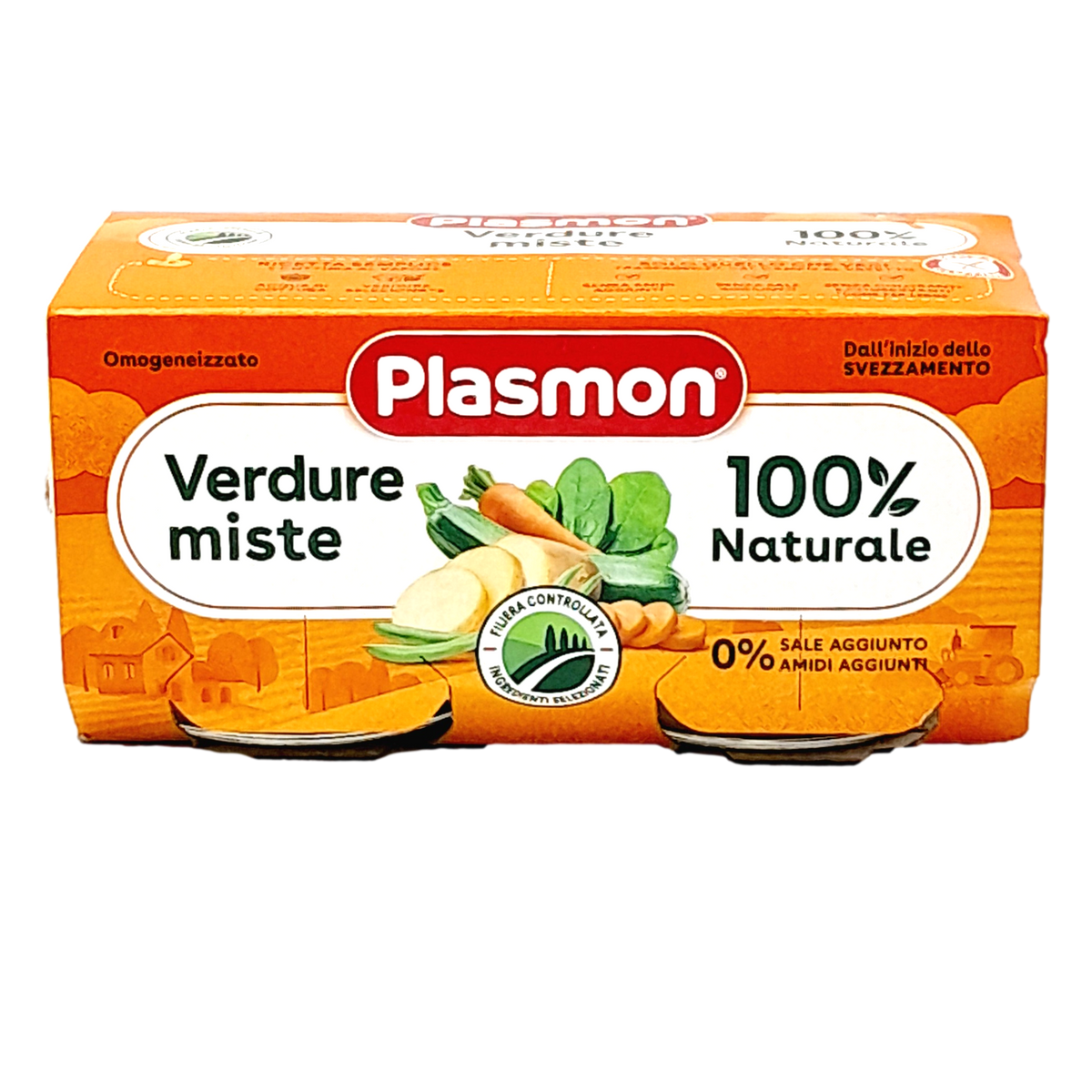 PLASMON BABY FOOD PUREE VEG GR 80 X 2 MIXED VEG – myDelibox