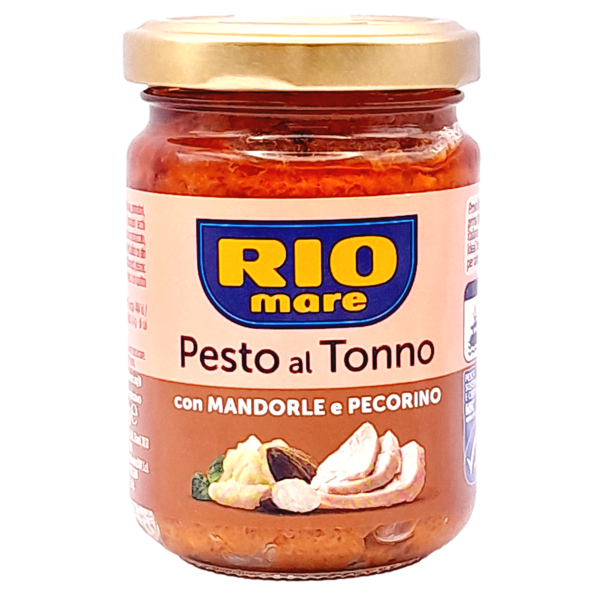 RIO MARE SAUCE GR 130 PESTO TUNA ALMONDS AND PECORINO CHEESE – myDelibox