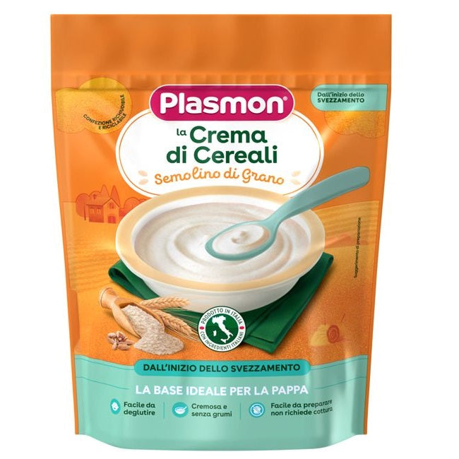 PLASMON BABY FOOD CREAM GR 200 SEMOLINO – myDelibox