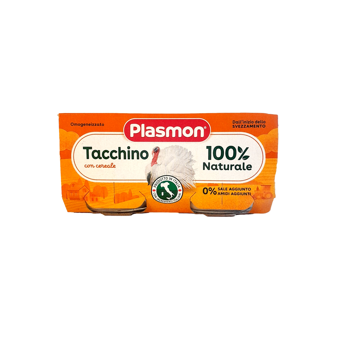 PLASMON BABY FOOD PUREE MEAT GR 80 X 2 TURKEY – myDelibox
