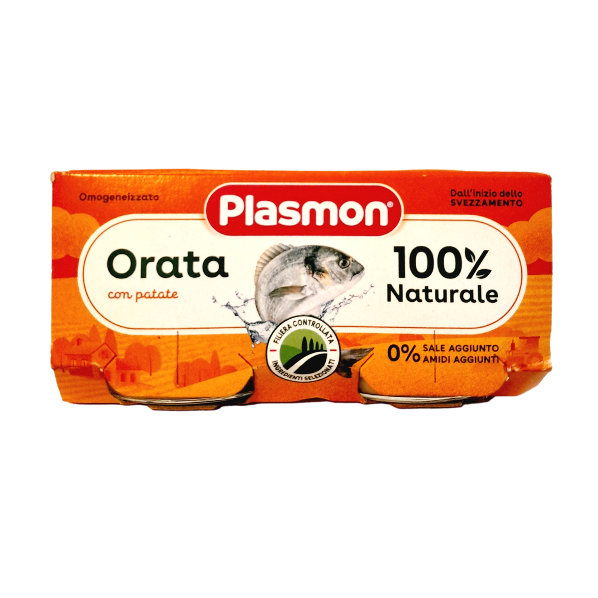 PLASMON BABY FOOD PUREE FISH GR 80 X 2 GILTHEAD BREAM ORATA AND POTATO ...
