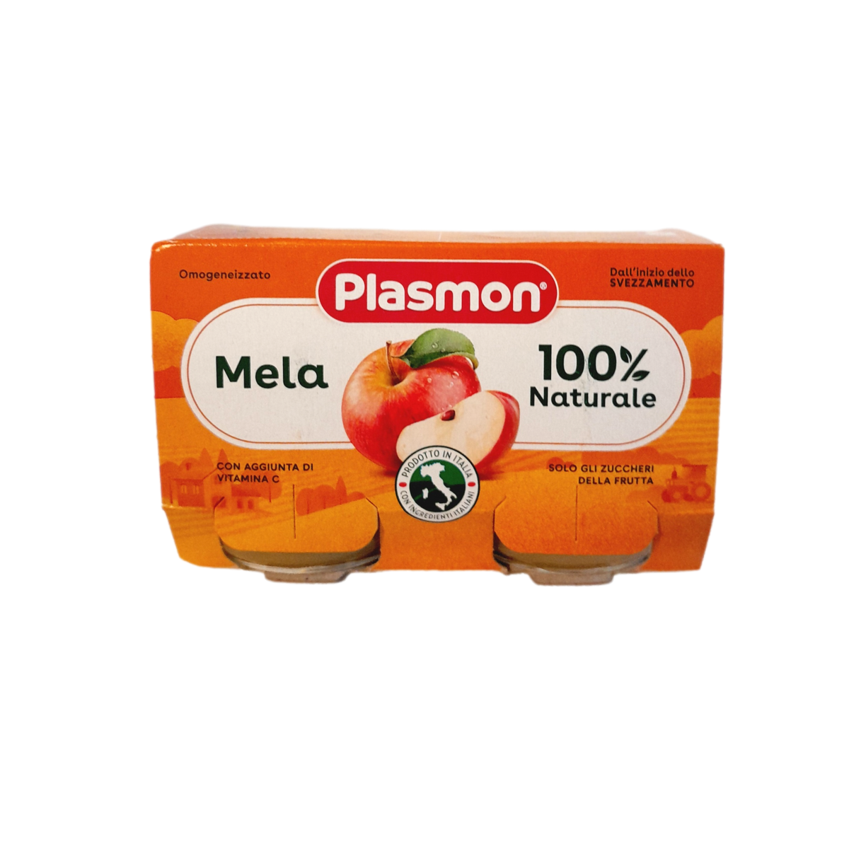 PLASMON BABY FOOD PUREE FRUIT GR 80 X 2 APPLE – myDelibox