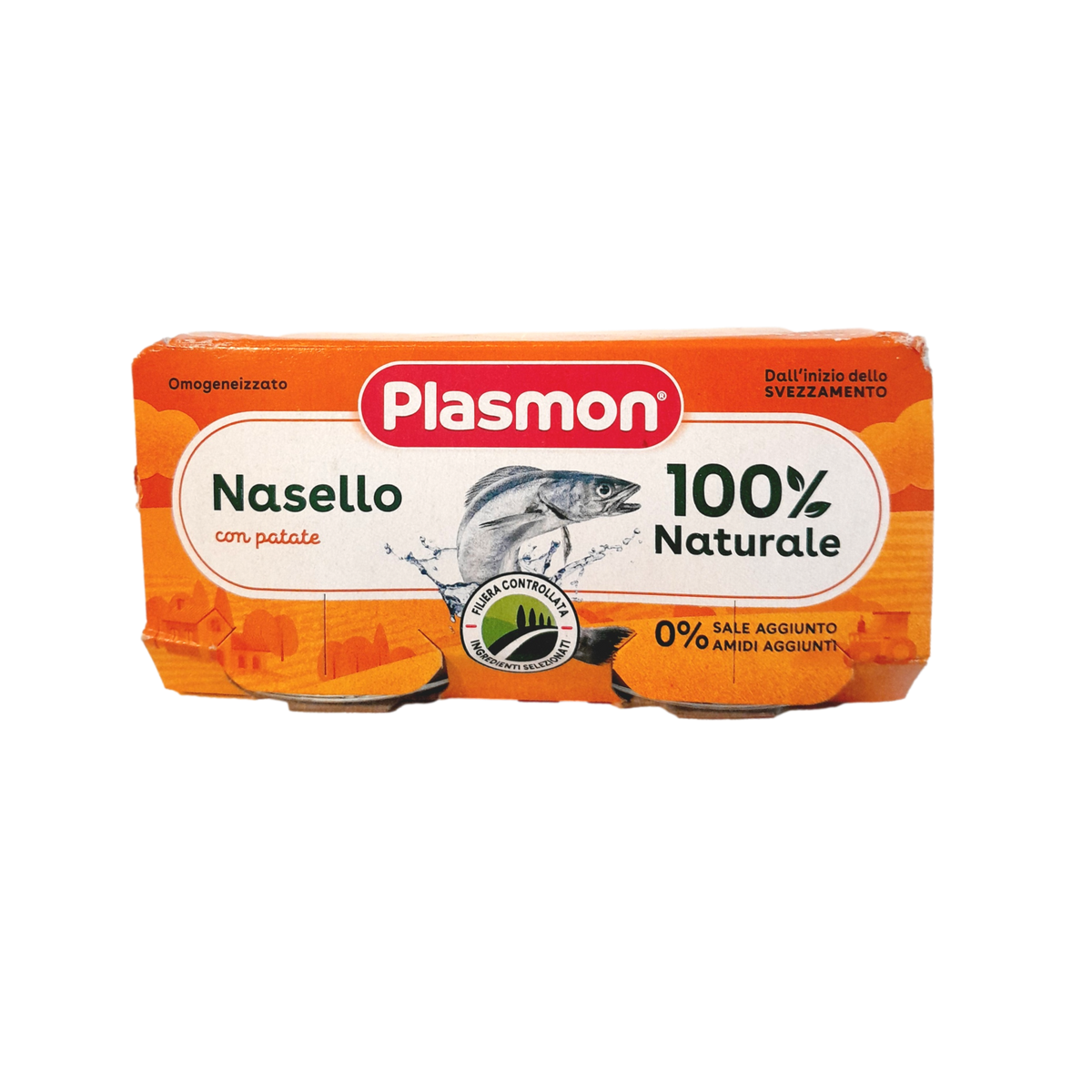 PLASMON BABY FOOD PUREE FISH GR 80 X 2 HAKE NASELLO AND POTATOES ...