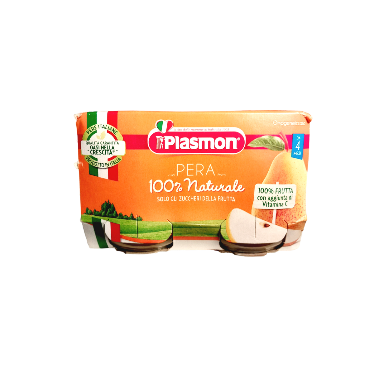 PLASMON BABY FOOD PUREE FRUIT GR 80 X 2 PEAR – myDelibox